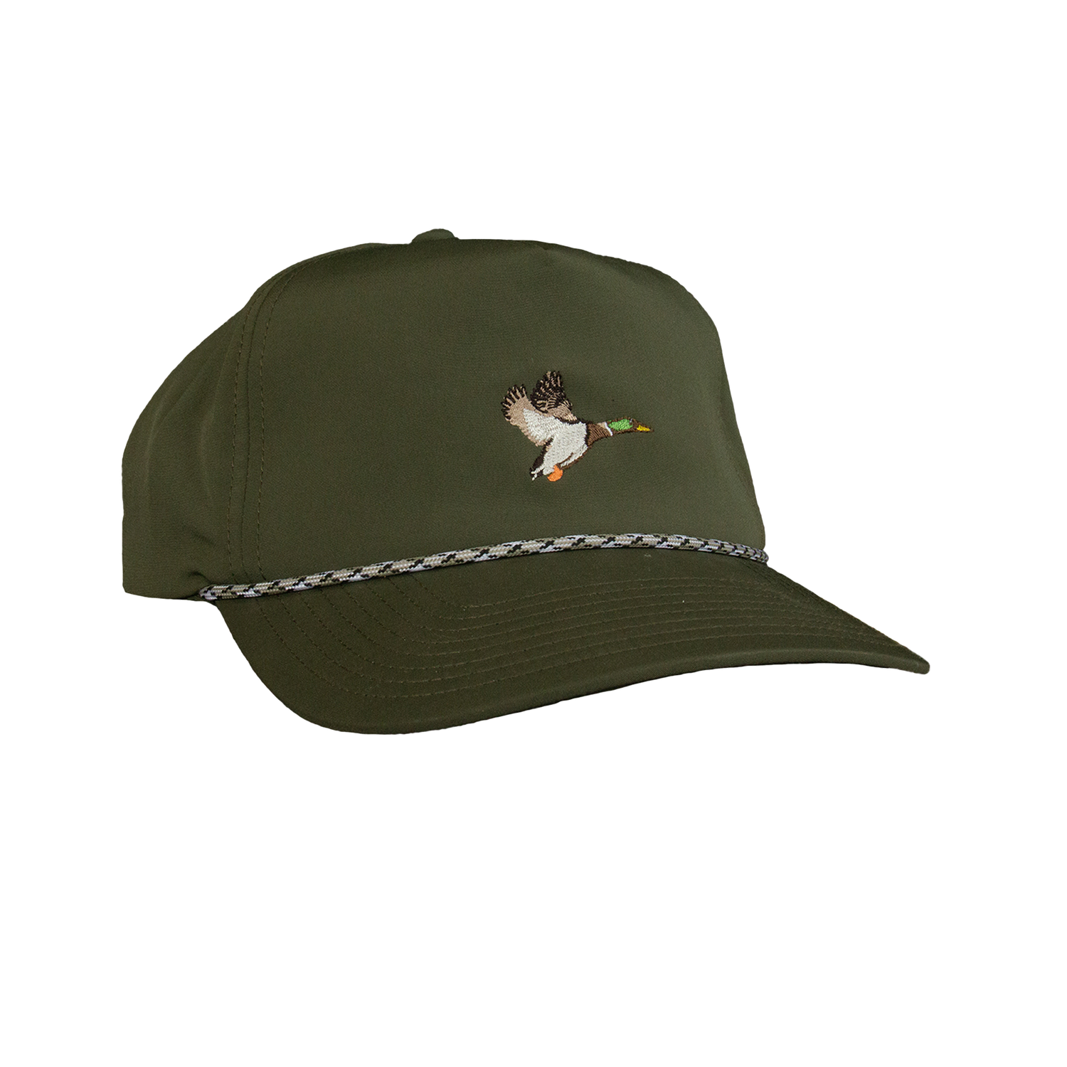 Green Mallard Rope Hat – Poncho